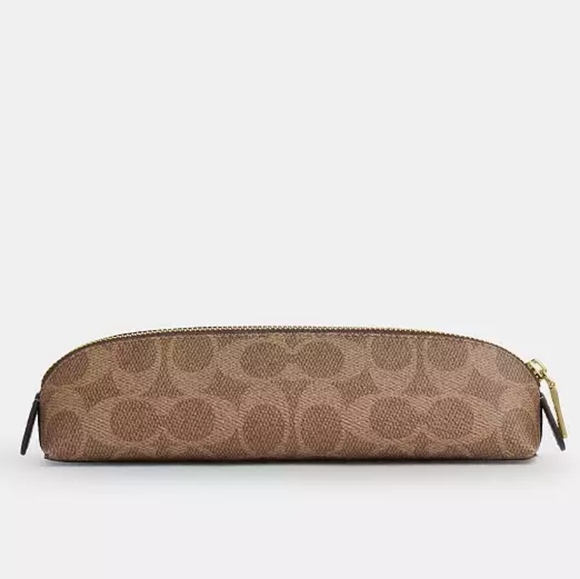 Coach | Office | Coach Signature Canvas Pencil Case | Poshmark